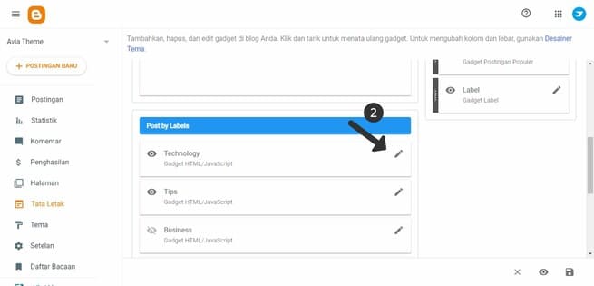 Post by Labels Widget Guide - Theme62